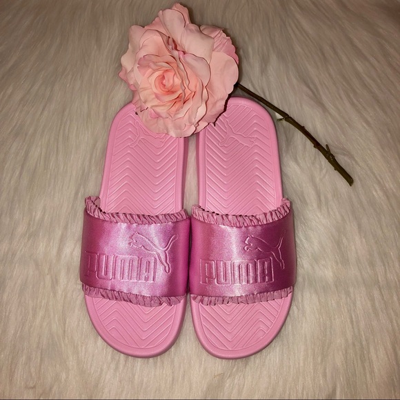 Puma | Shoes | Pumapopcathot Pink Slidessize775 May Fit To | Poshmark
